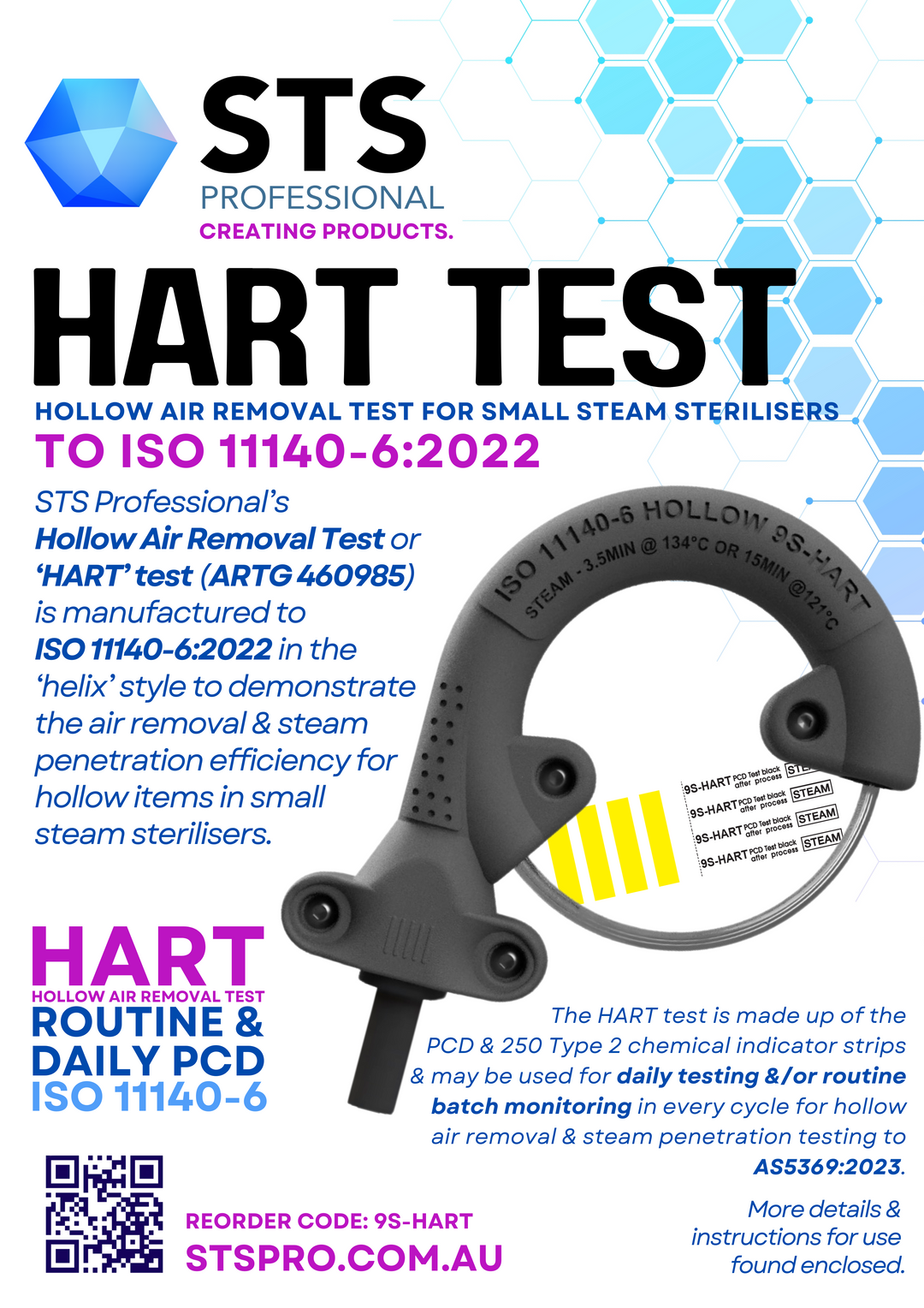 STS HART Test (ISO11140-6 HOLLOW) – STS Health